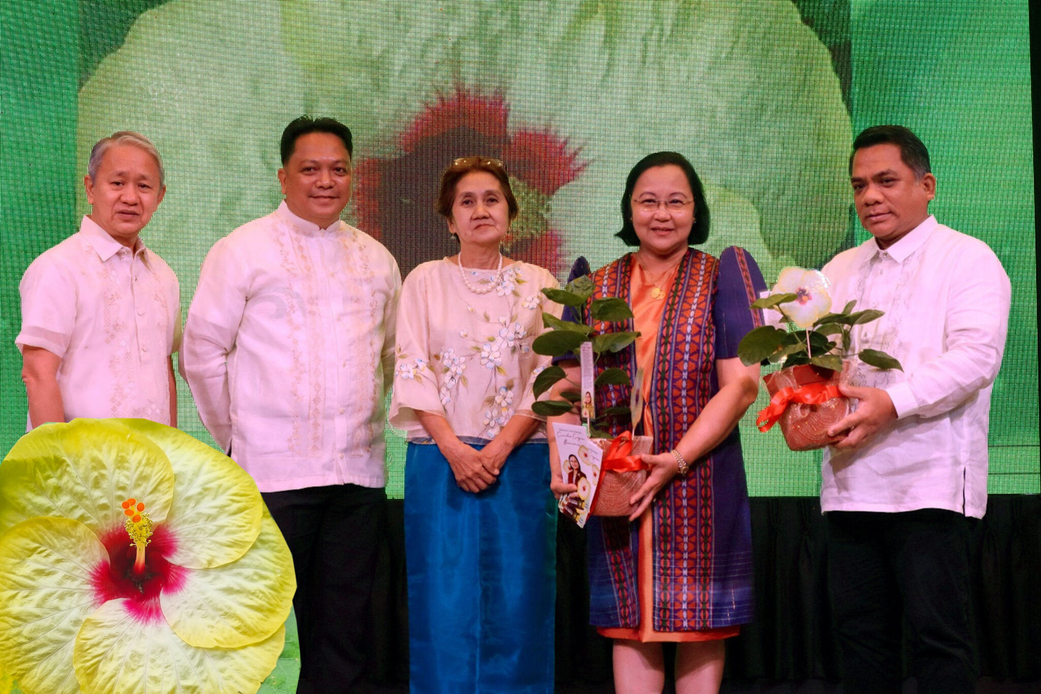 IPB names hibiscus hybrid after LANDBANK president and CEO - CAFS IPB IPB names hibiscus hybrid after LANDBANK president and CEO - CAFS IPB